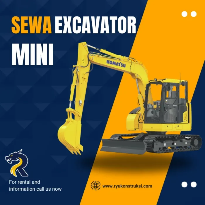 Sewa Excavator Mini Terpercaya untuk Proyek Konstruksi Anda
